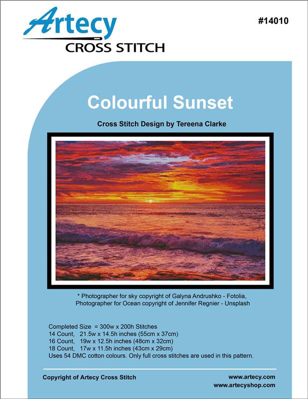 "Colourful Sunset" | Cross Stitch Pattern