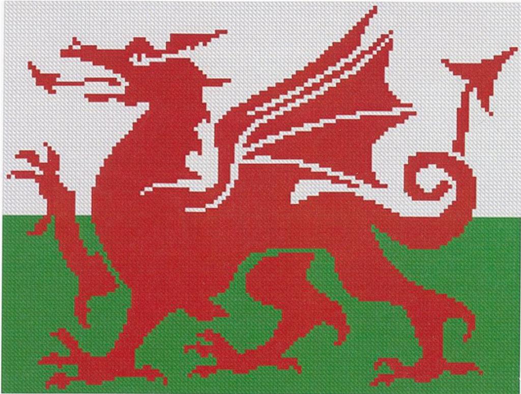 "Welsh Flag" | Cross Stitch Pattern