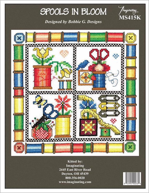 "Spools in Bloom" | Cross Stitch Kit