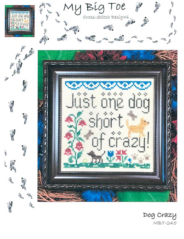 "Dog Crazy" | Cross Stitch Pattern