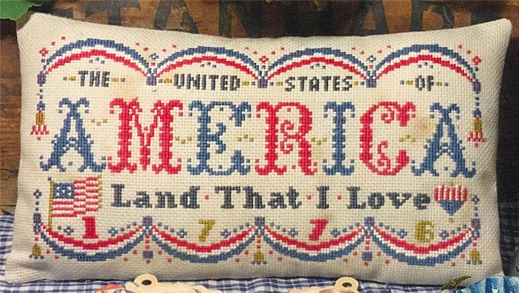 "America!" | Cross Stitch Pattern