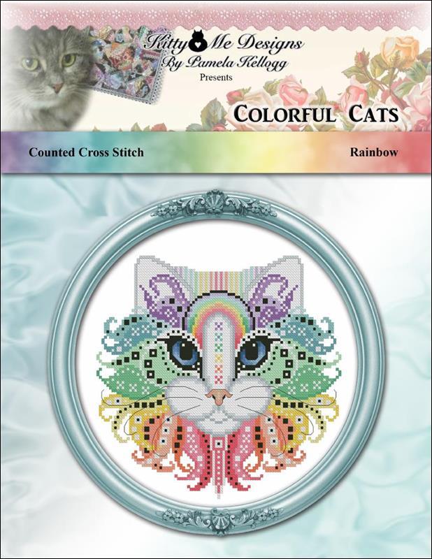 "Colorful Cats Rainbow" | Cross Stitch Pattern