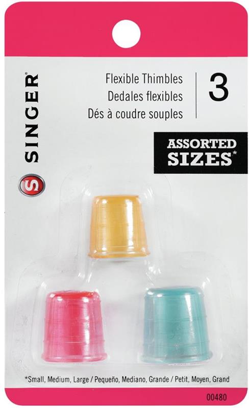 Singer Sew Cute Flexible Thimbles | Cross Stitch Item