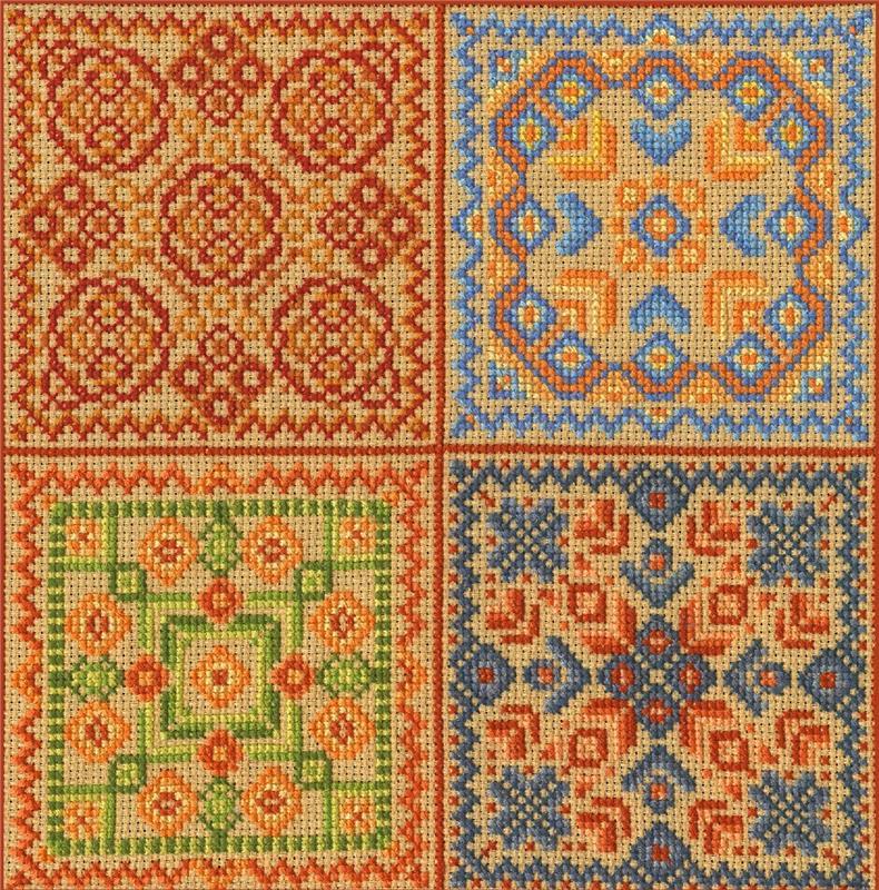 "Quilt Block Sampler" | Cross Stitch Pattern