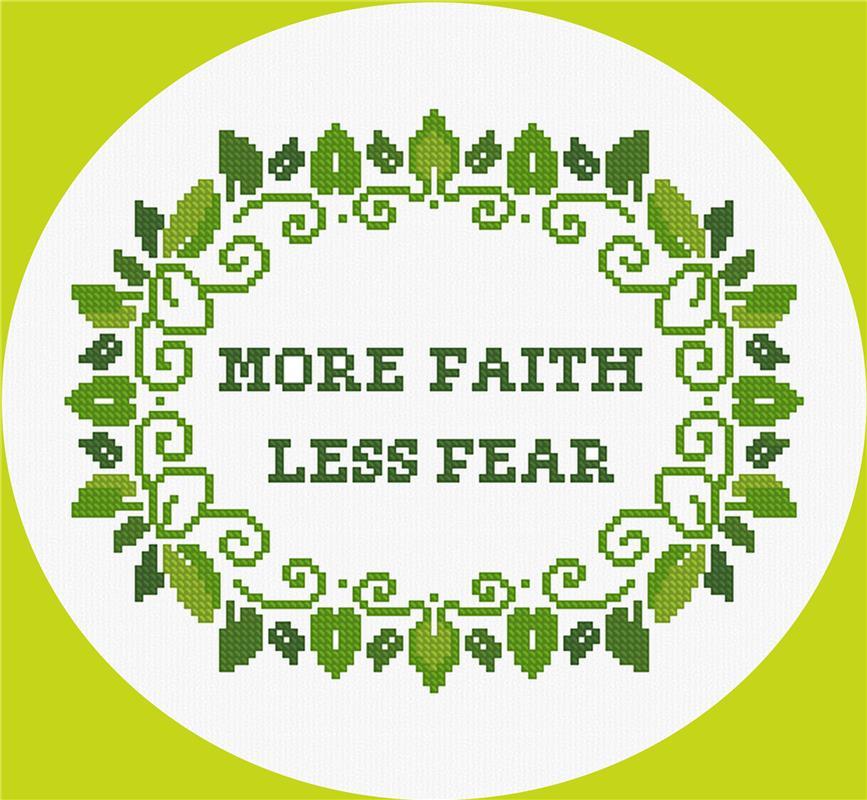"More Faith" | Cross Stitch Pattern