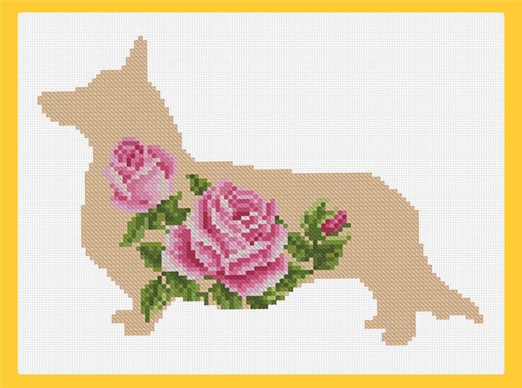 "Welsh Corgi" | Cross Stitch Pattern