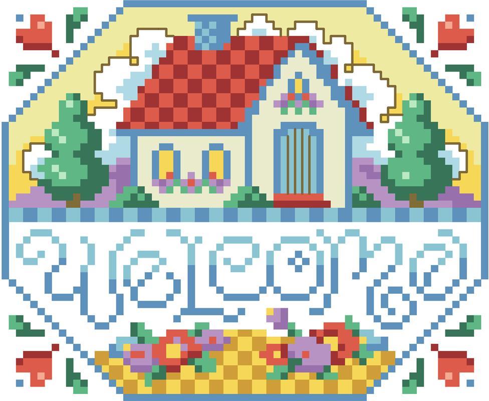 "Welcome" | Cross Stitch Pattern