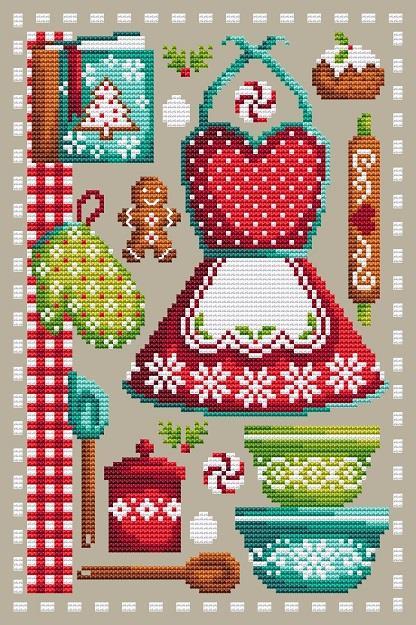 "Christmas Baking" | Cross Stitch Pattern