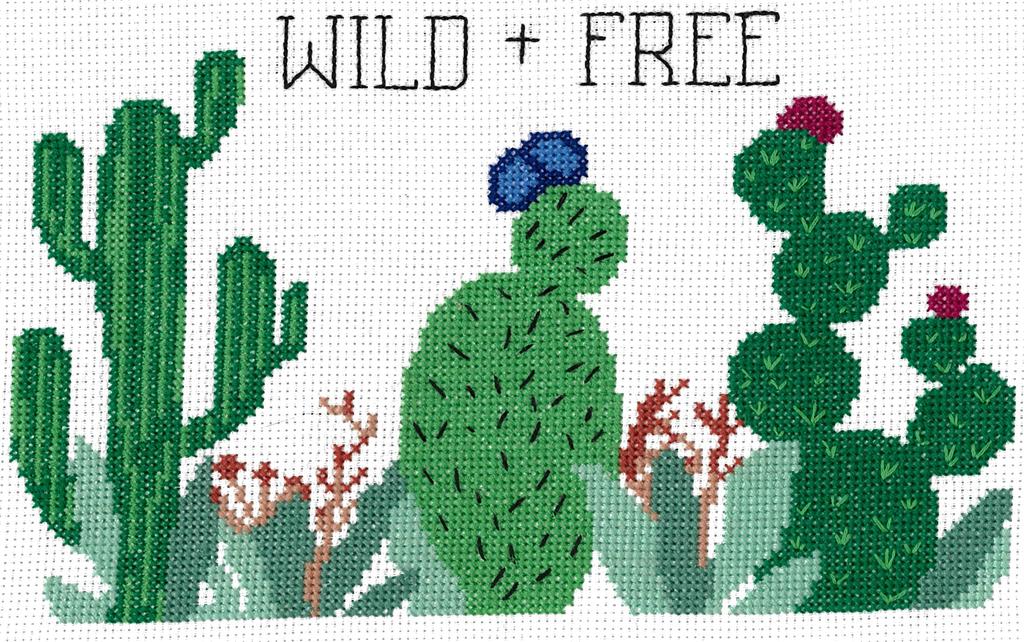 "Wild & Free" | Cross Stitch Pattern