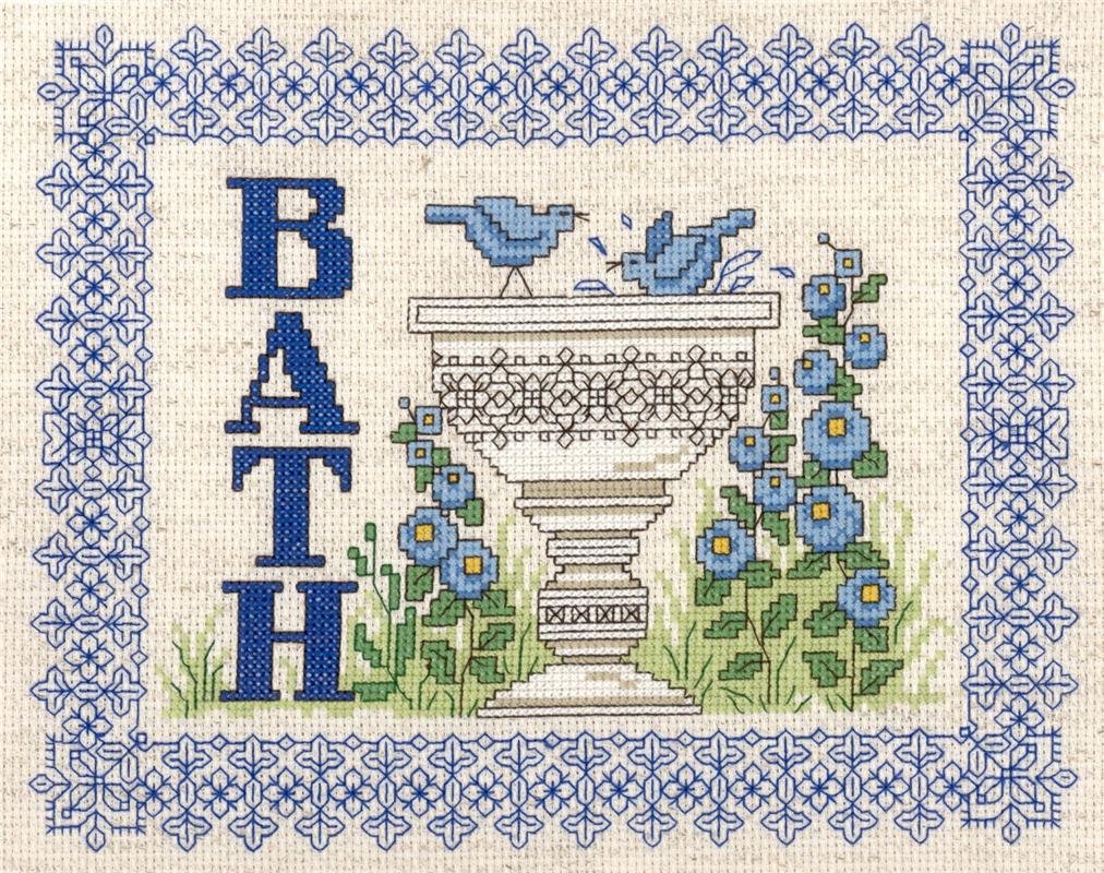 "Bath" | Cross Stitch Kit at Everything Cross Stitch