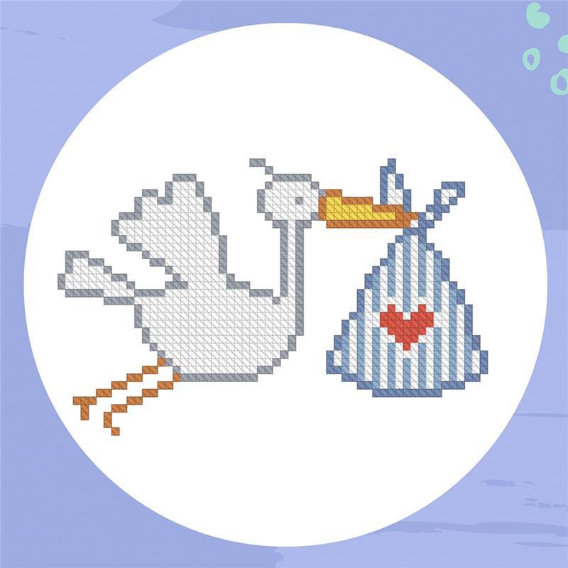 "Stork" | Cross Stitch Pattern
