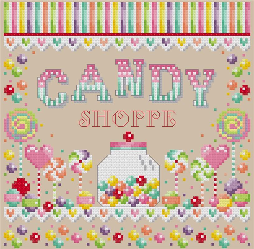 "Candy Shoppe" | Cross Stitch Pattern
