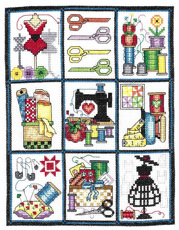 "Love Sewing" | Cross Stitch Kit