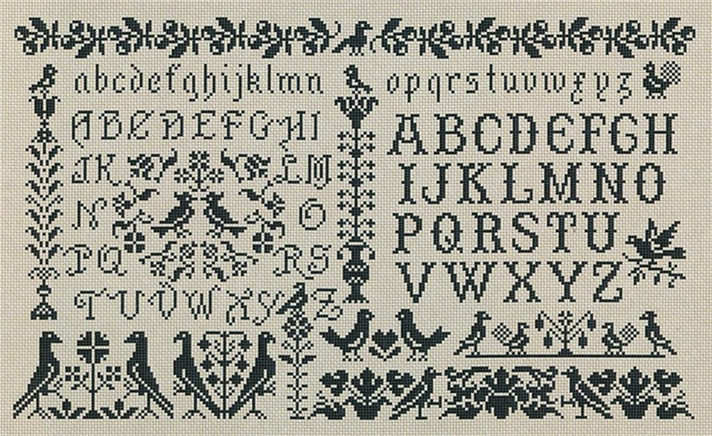 "Bird Sampler 1" | Cross Stitch Pattern