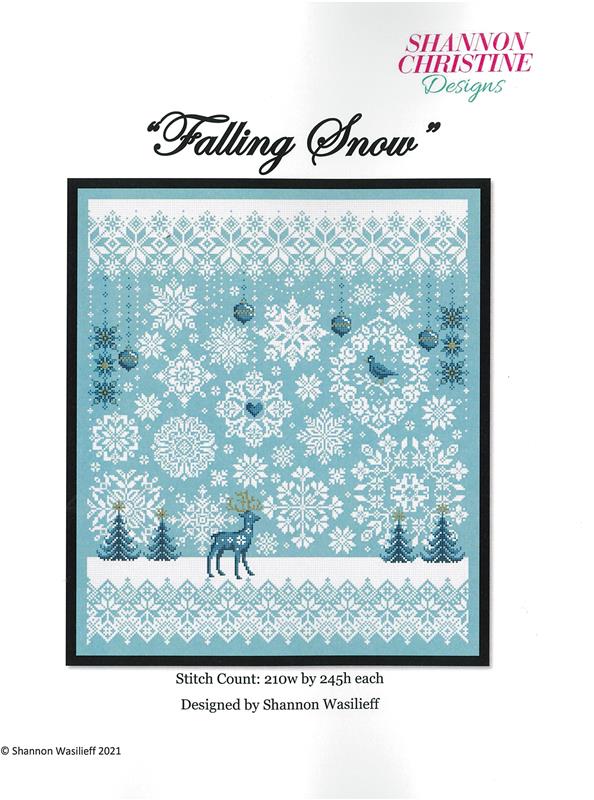 "Falling snow" | Cross Stitch Pattern