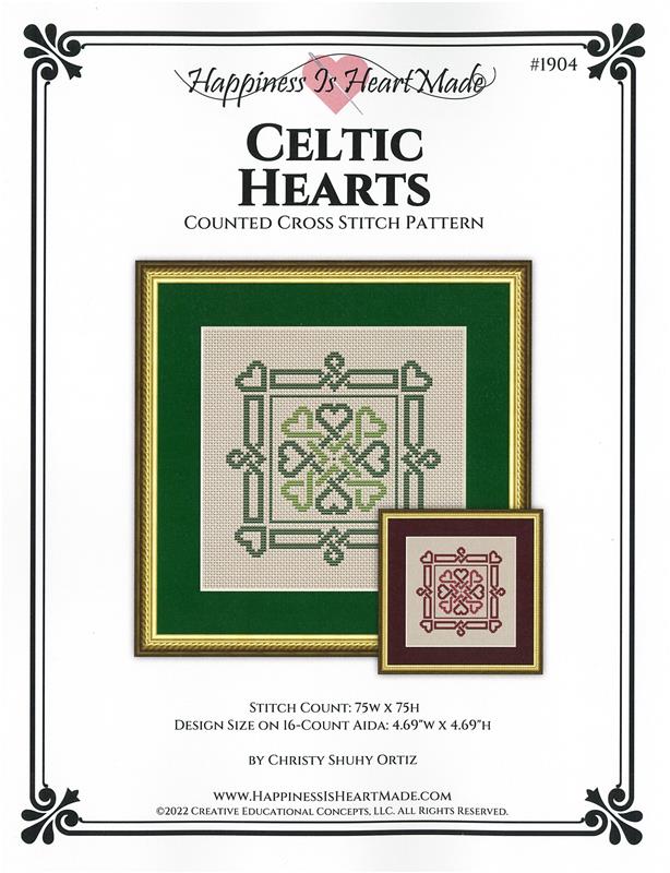 "Celtic Hearts" | Cross Stitch Pattern