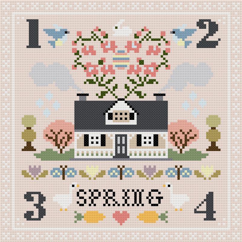 "Spring Season" | Cross Stitch Pattern