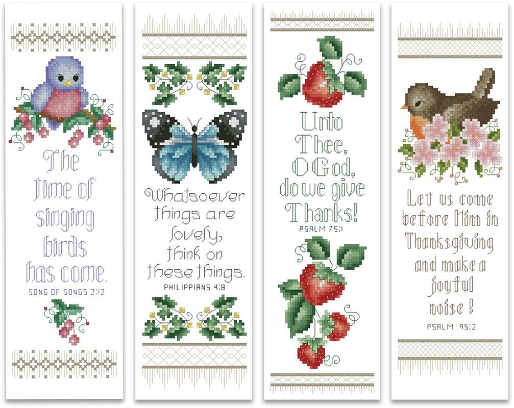 "Biblical Bookmarks Volume 2" | Cross Stitch Pattern
