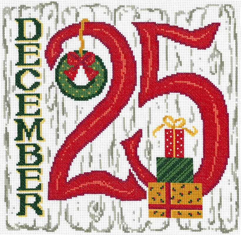 "December 25th" | Cross Stitch Pattern