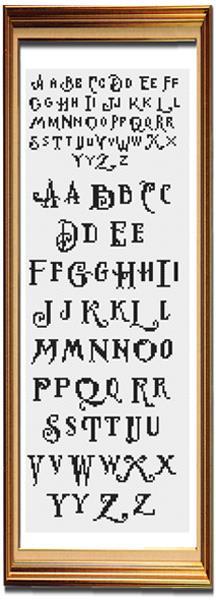 "Alphabet 3" | Cross Stitch Pattern
