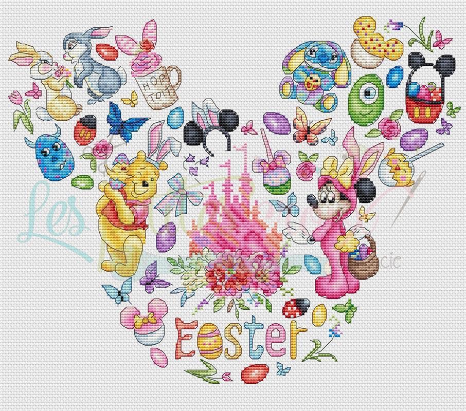 "Happy Easter" | Cross Stitch Pattern