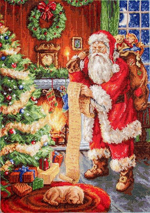 Santa Claus Cross Stitch Kit