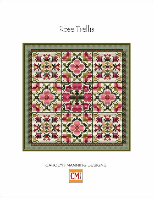 "Rose Trellis" | Cross Stitch Pattern