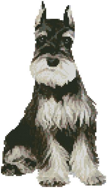 "Mini Schnauzer 2" | Cross Stitch Pattern