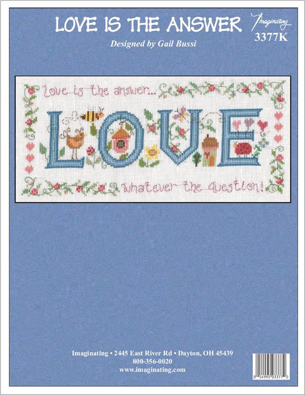 "Love is the Answer" | Cross Stitch Kit