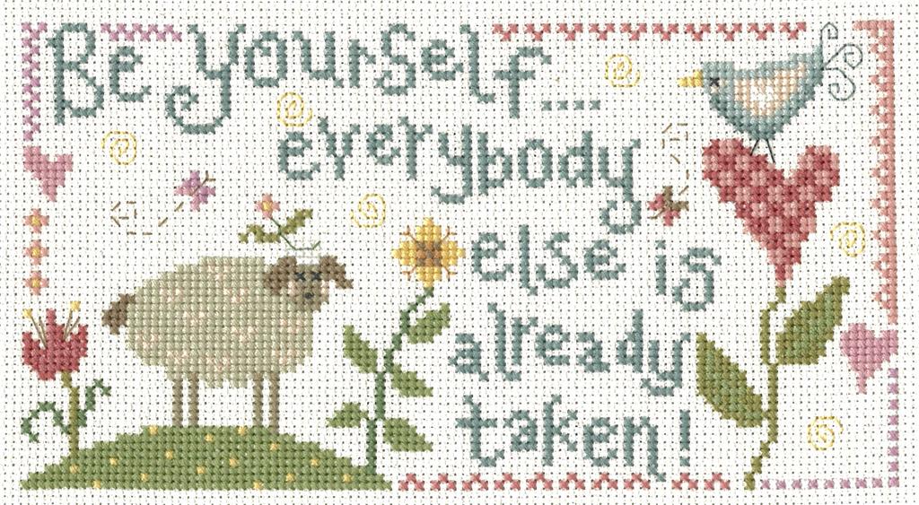 "Be Yourself" | Cross Stitch Pattern