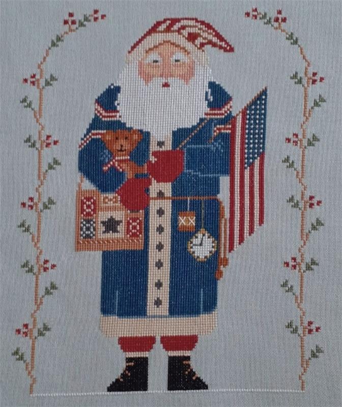 "Kringle Series-Kris Kringle" | Cross Stitch Pattern