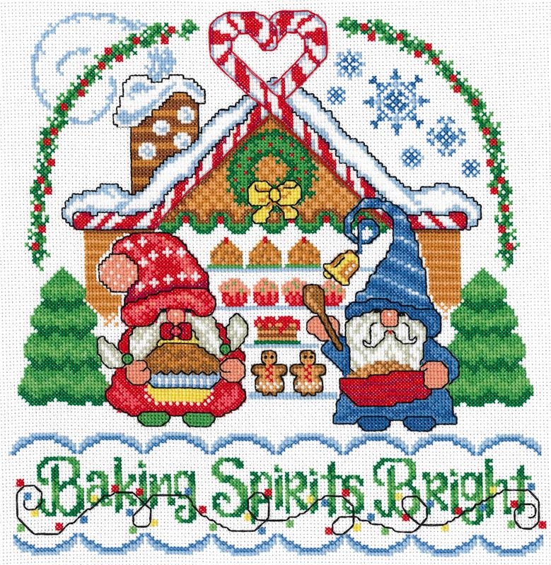 "Baking Spirits Bright" | Cross Stitch Pattern