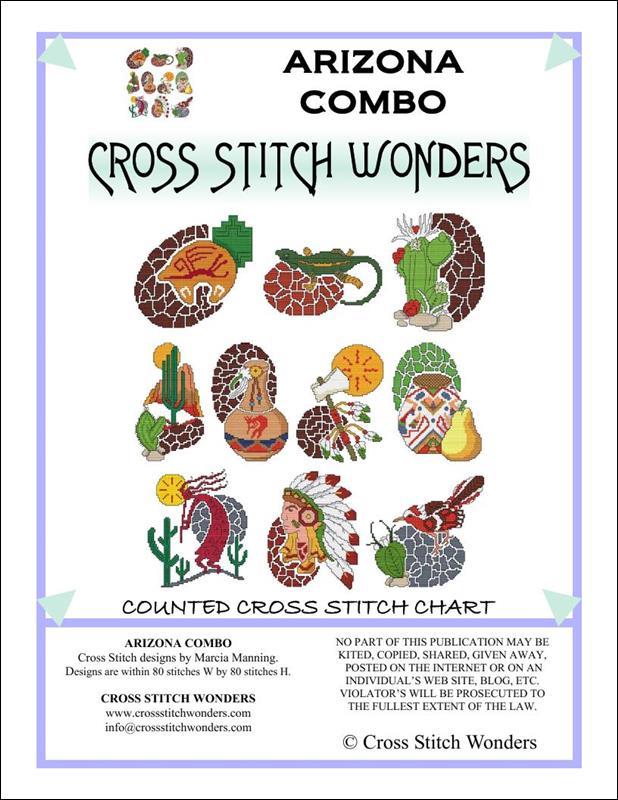 "Arizona / Southwest Combo" | Cross Stitch Pattern