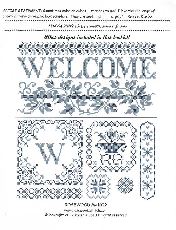 "Blue Rhapsody" | Cross Stitch Pattern