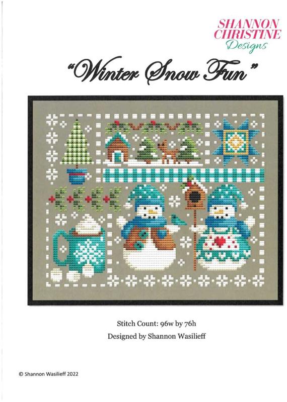 "Winter Snow Fun" | Cross Stitch Pattern