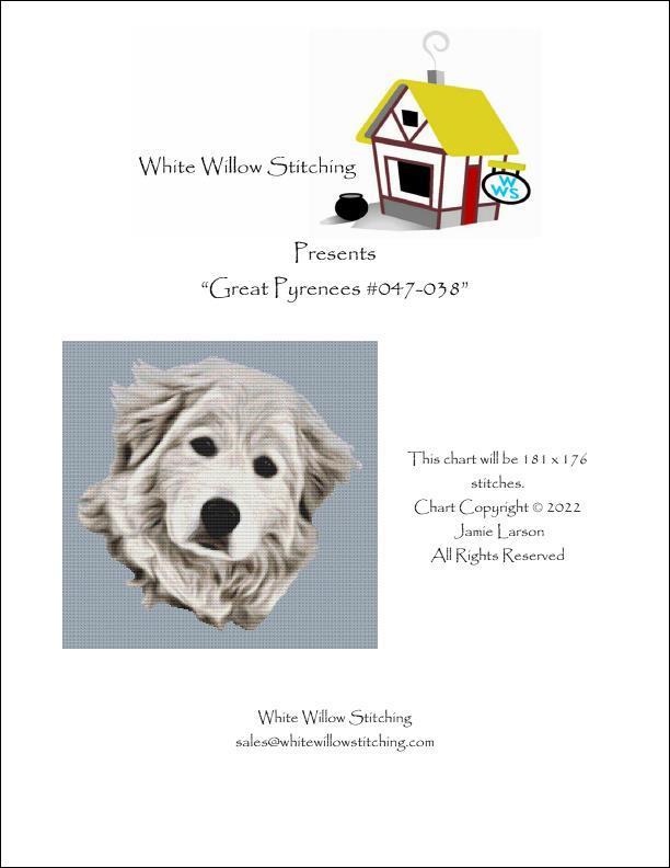 "Great Pyrenees" | Cross Stitch Pattern