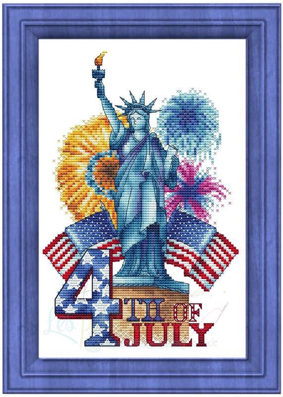 "4th of July" | Cross Stitch Pattern