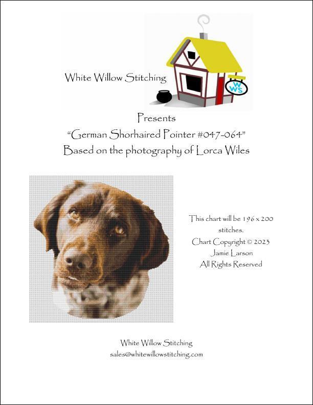 "German Shorthaired Pointer" | Cross Stitch Pattern