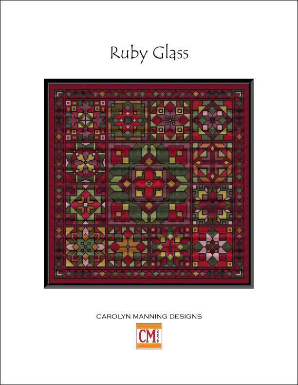 "Ruby Glass" | Cross Stitch Pattern