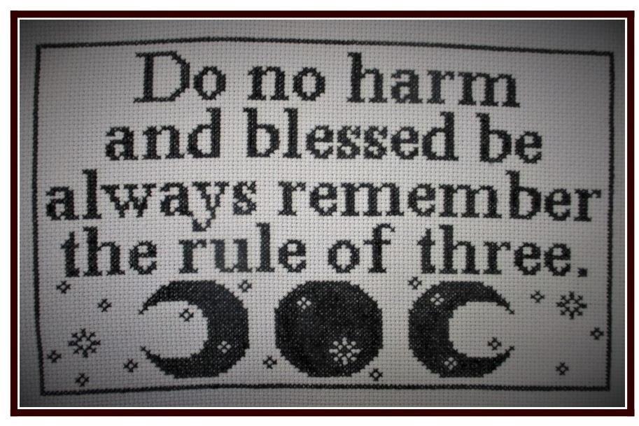 "Remember The Rule" | Cross Stitch Pattern