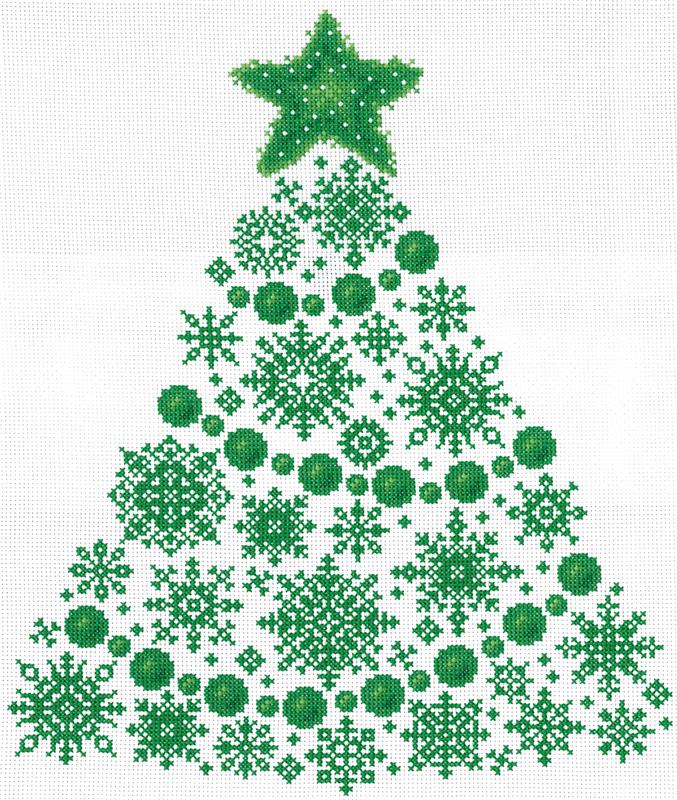 "Holiday Tree" | Cross Stitch Kit