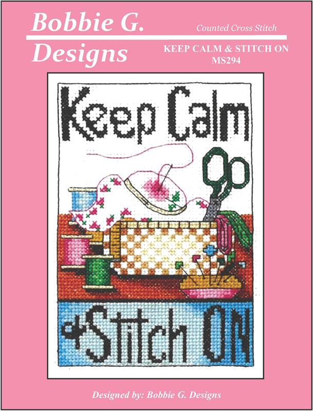 "Keep Calm & Stitch On" | Cross Stitch Pattern