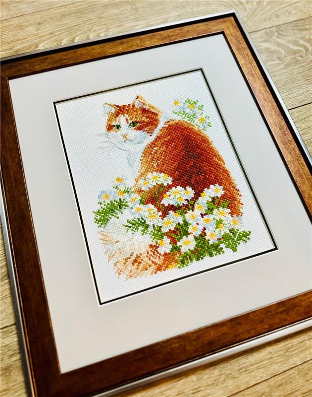 "Ginger Meow" | Cross Stitch Kit
