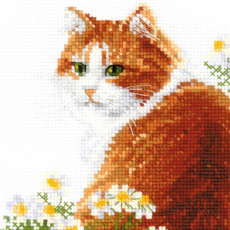 "Ginger Meow" | Cross Stitch Kit