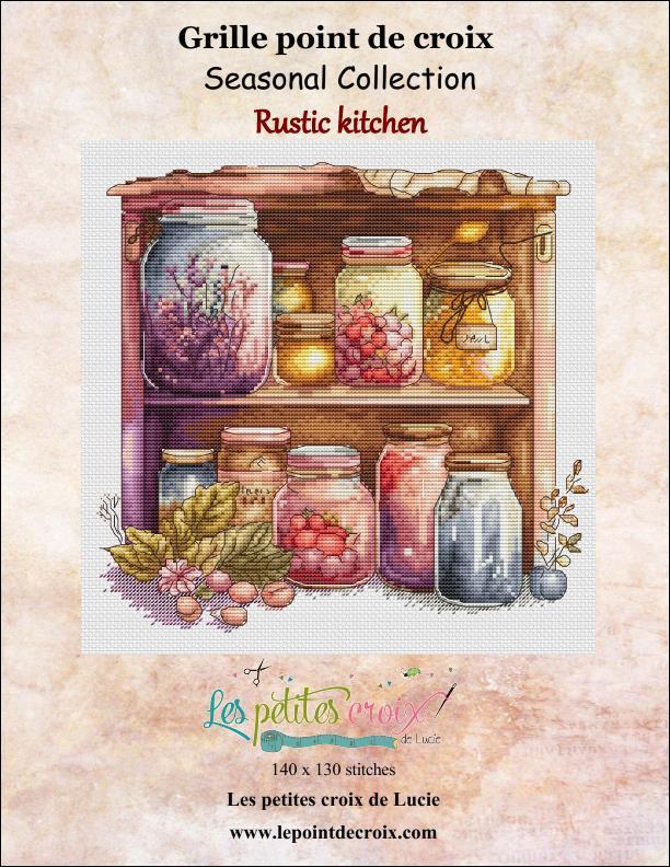 "Rustic Kitchen" | Cross Stitch Pattern