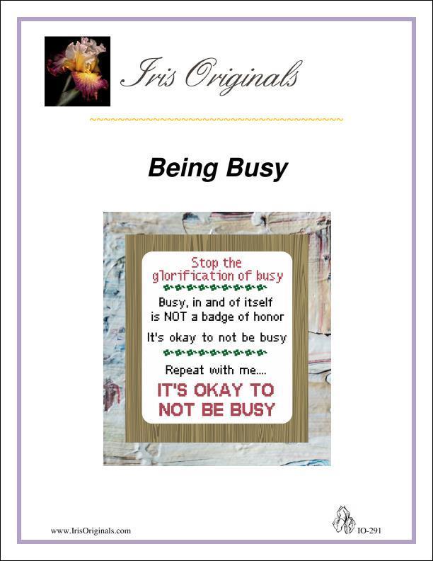 "Being Busy" | Cross Stitch Pattern