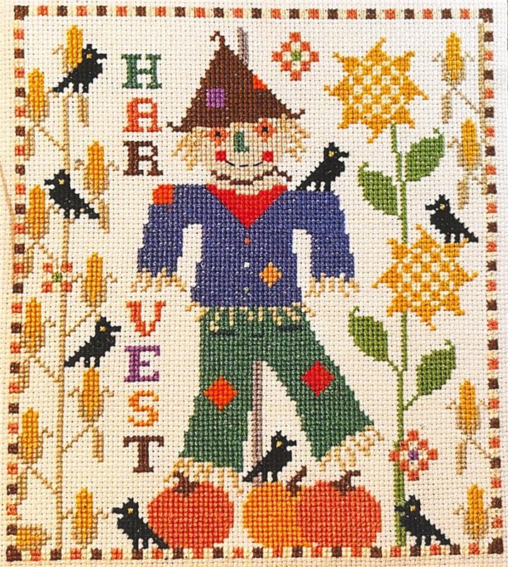 "Scarecrow & Friends" | Cross Stitch Pattern