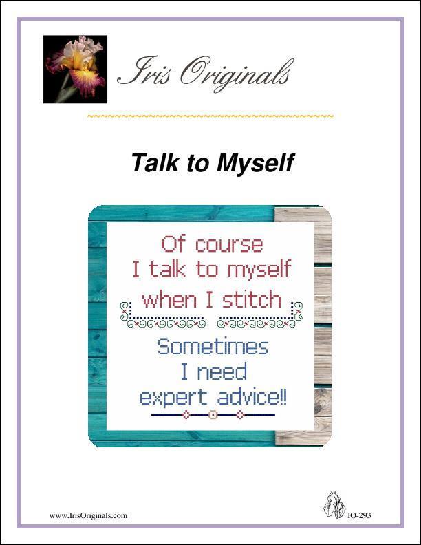 "Talk to Myself" | Cross Stitch Pattern