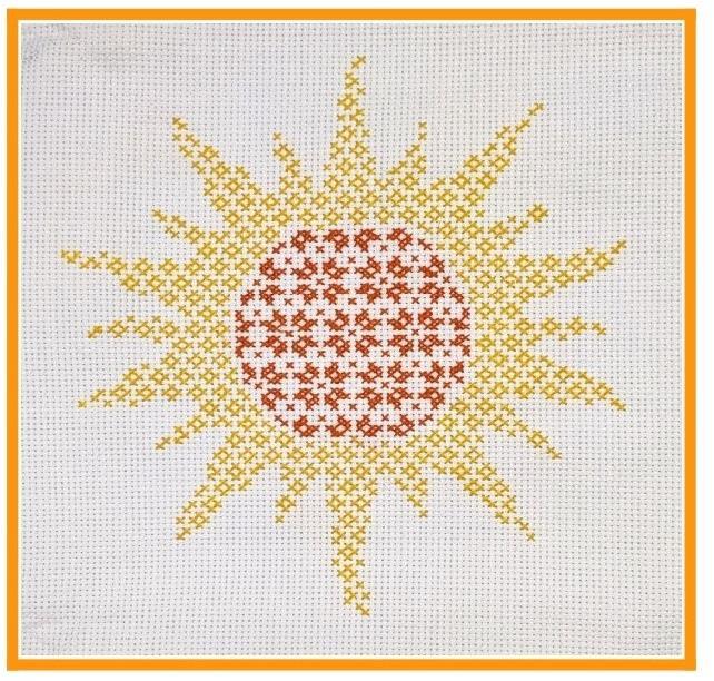 "Quaker Sun" | Cross Stitch Pattern