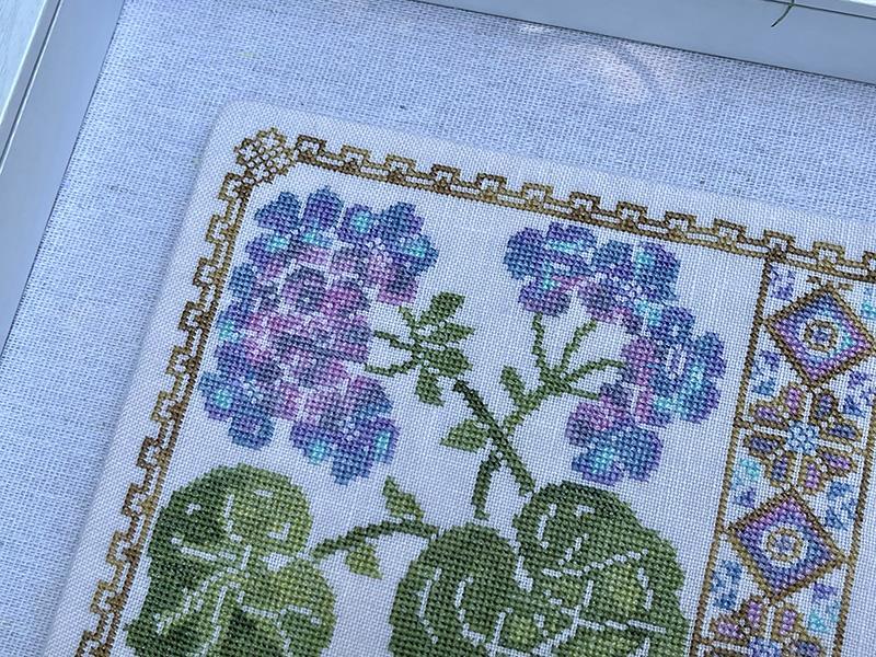 "Florigraphica 2 - Hydrangea" | Cross Stitch Pattern